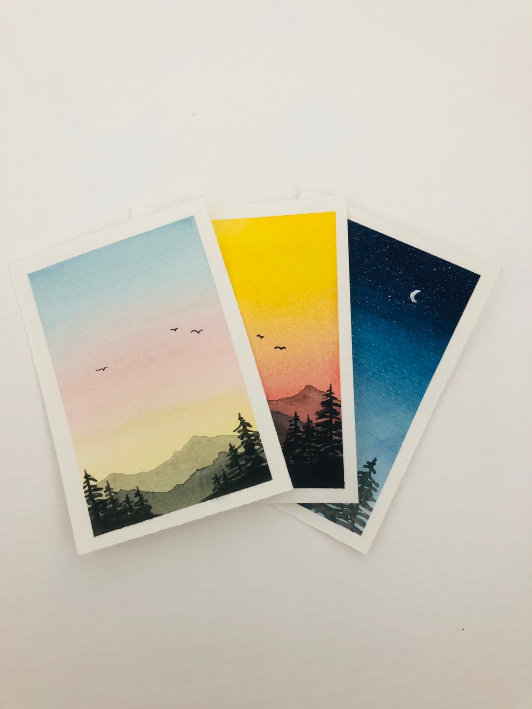 Small Watercolor Painting Watercolor - Etsy