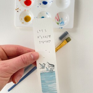 Watercolor Bookmark, Personalized Bookmark, Bookmark for Women ...
