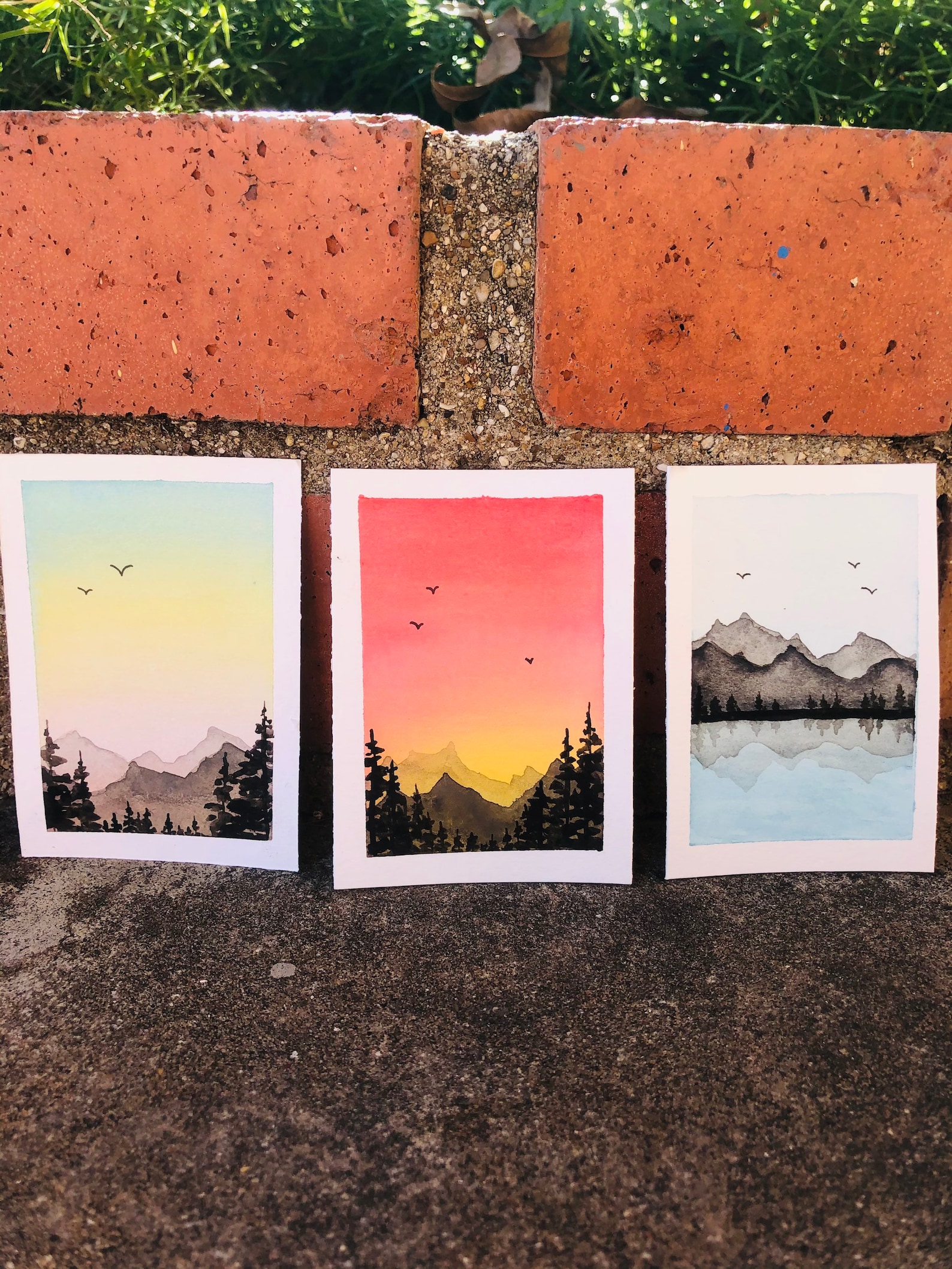 Small Watercolor Painting Watercolor - Etsy