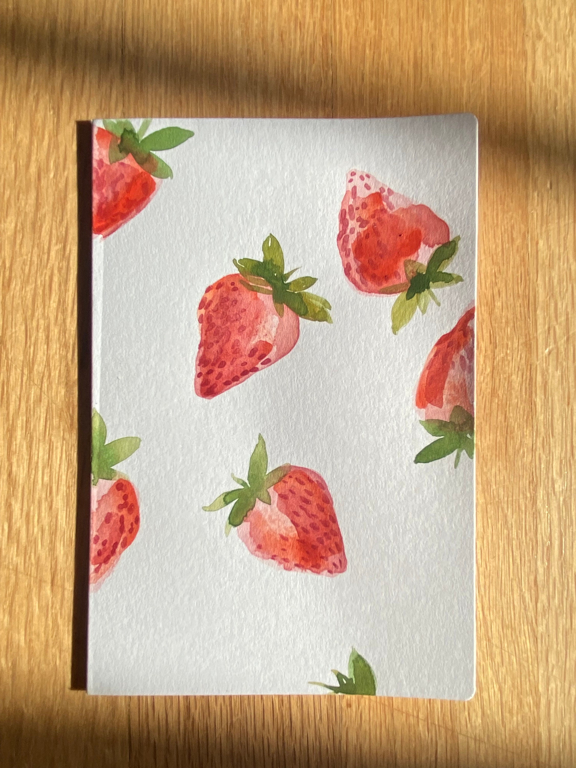Berry Card Set Handpainted Watercolor Strawberry and Blueberry Cards - Etsy