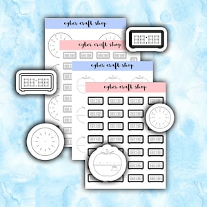 Timer Sticker Kit - Perfect for Home School, College Students, Teachers ...