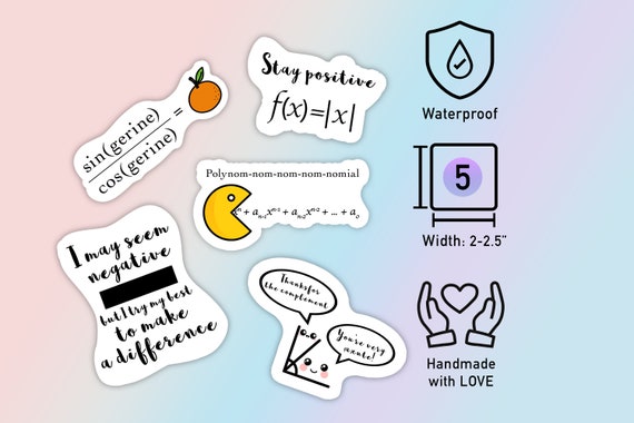 Trigonometry Puns Tan(gerine) - Cute Funny Waterproof Math Pun