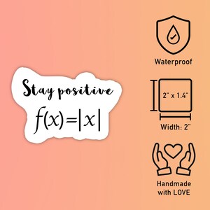 Waterproof Math Sticker Bundle -- Set of 5 Unique Math Puns and Jokes ...