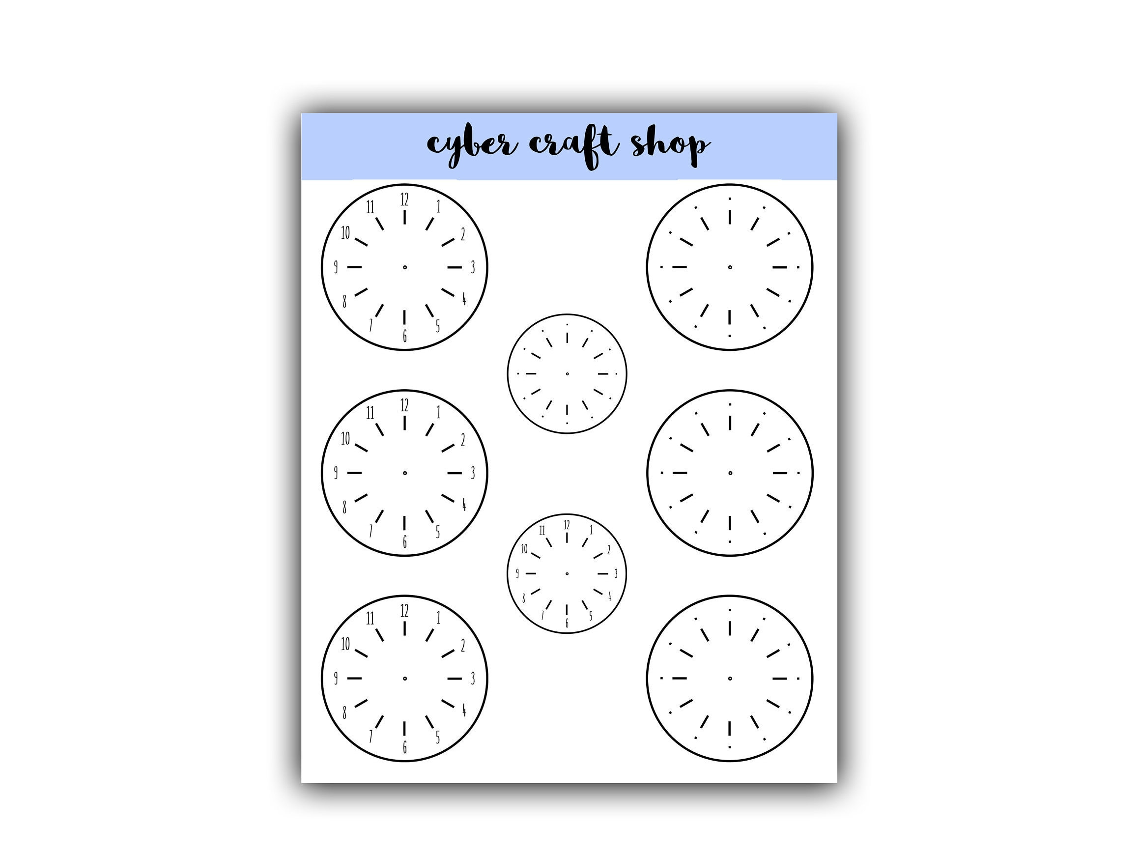 Timer sticker kit perfect for home school college students | Etsy