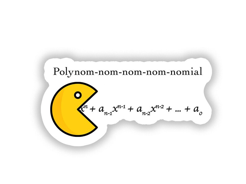 Cute funny math sticker set great gift for math enthusiasts | Etsy