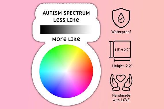 Autism Spectrum Waterproof Sticker Spread Awareness of Autism - Etsy