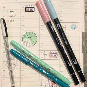 Timer Sticker Kit - Perfect for Home School, College Students, Teachers ...