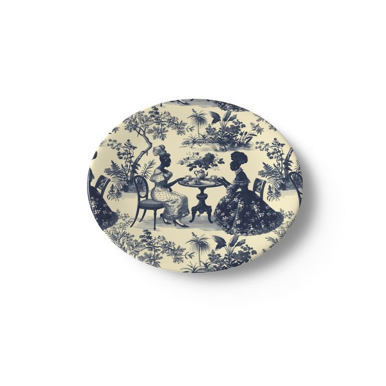 Toile De Jouy Dinnerware, Blue Floral Dinnerware, Cream Dinnerware ...