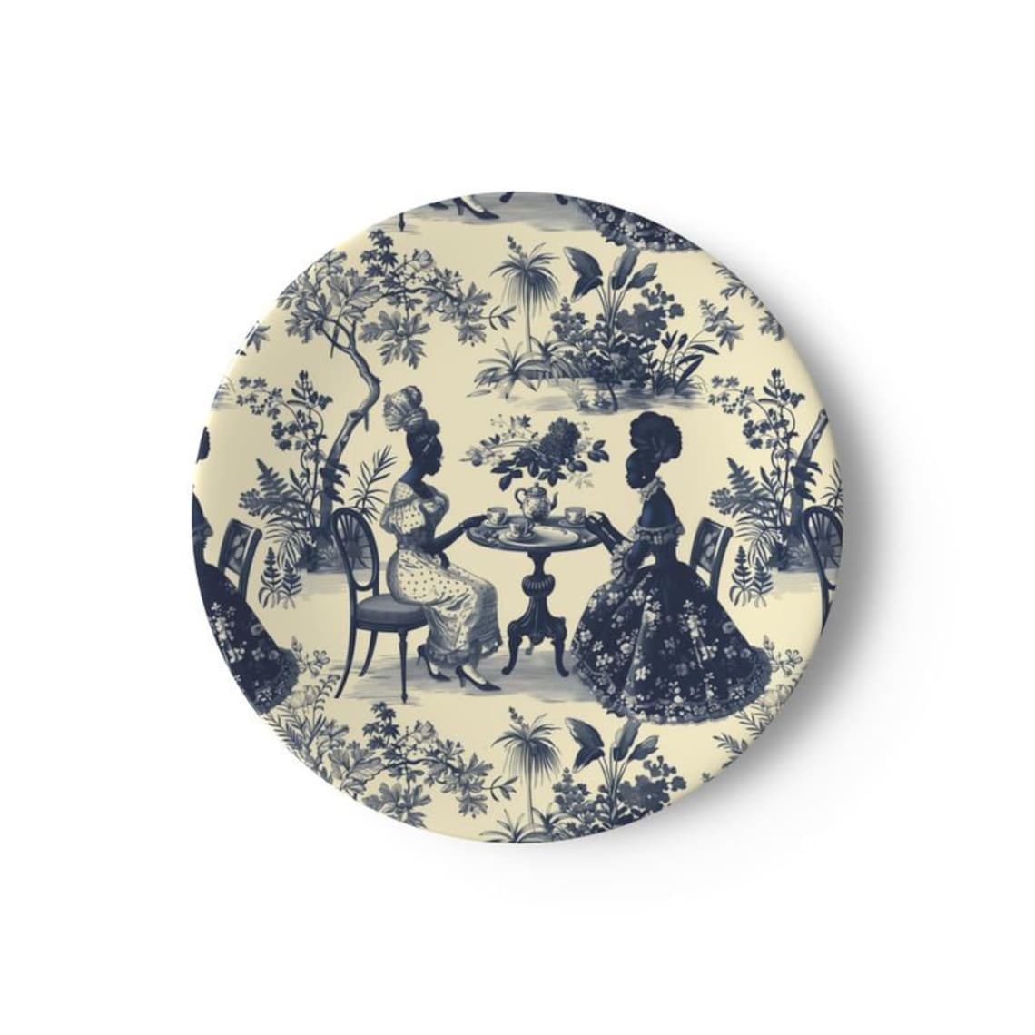 Toile De Jouy Dinnerware, Blue Floral Dinnerware, Cream Dinnerware ...