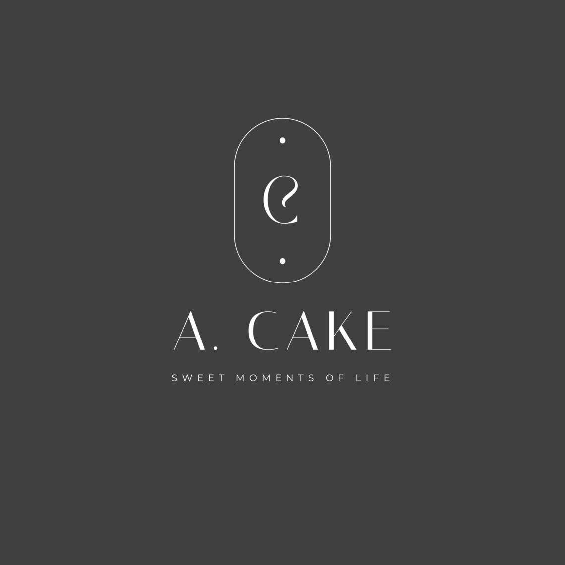 Premade Cake Logo Design, Modern Bakery Elegant Logo, Simple Cakery ...