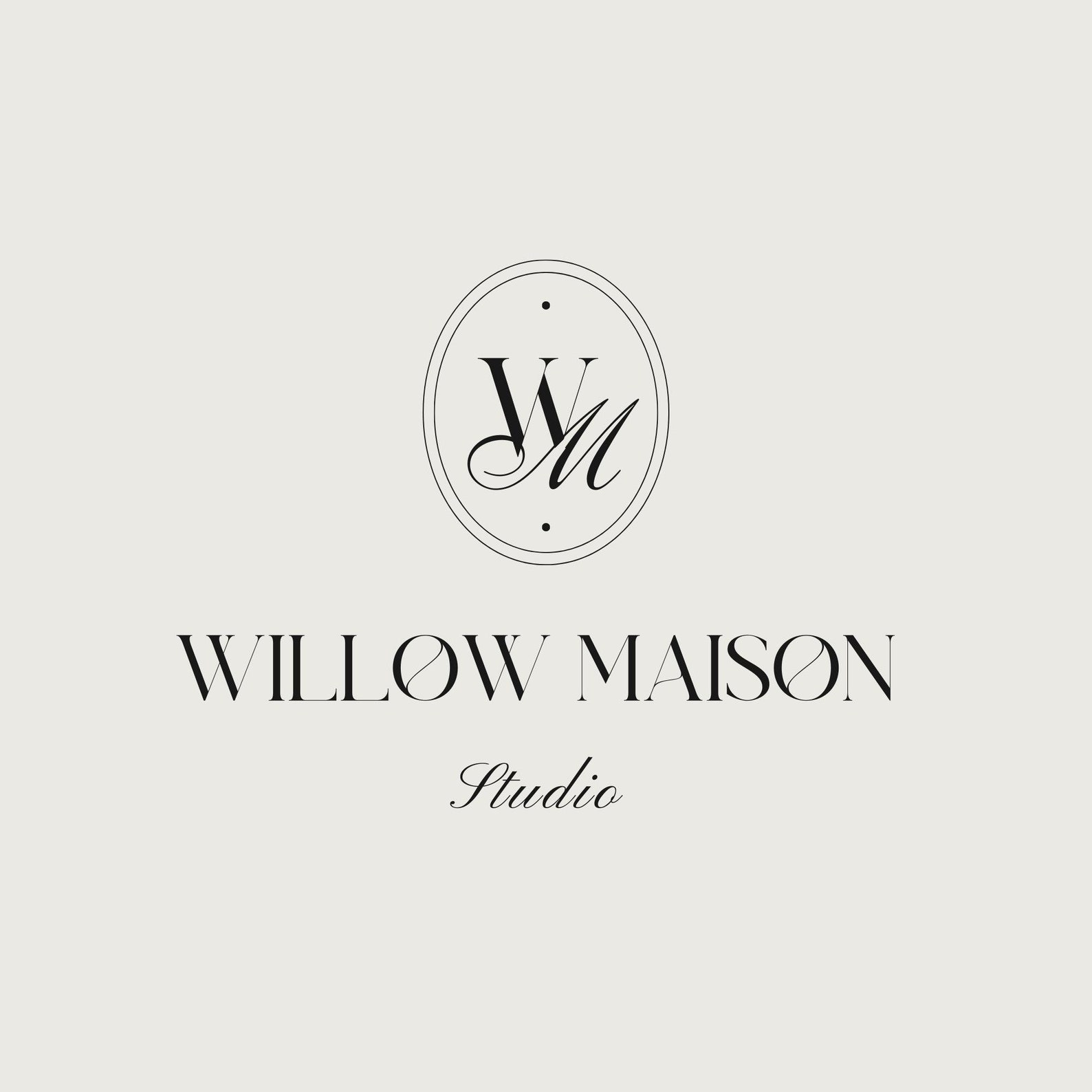 Modern Calligraphy Logo Design, Elegant Initial Logo, Feminine Premade ...