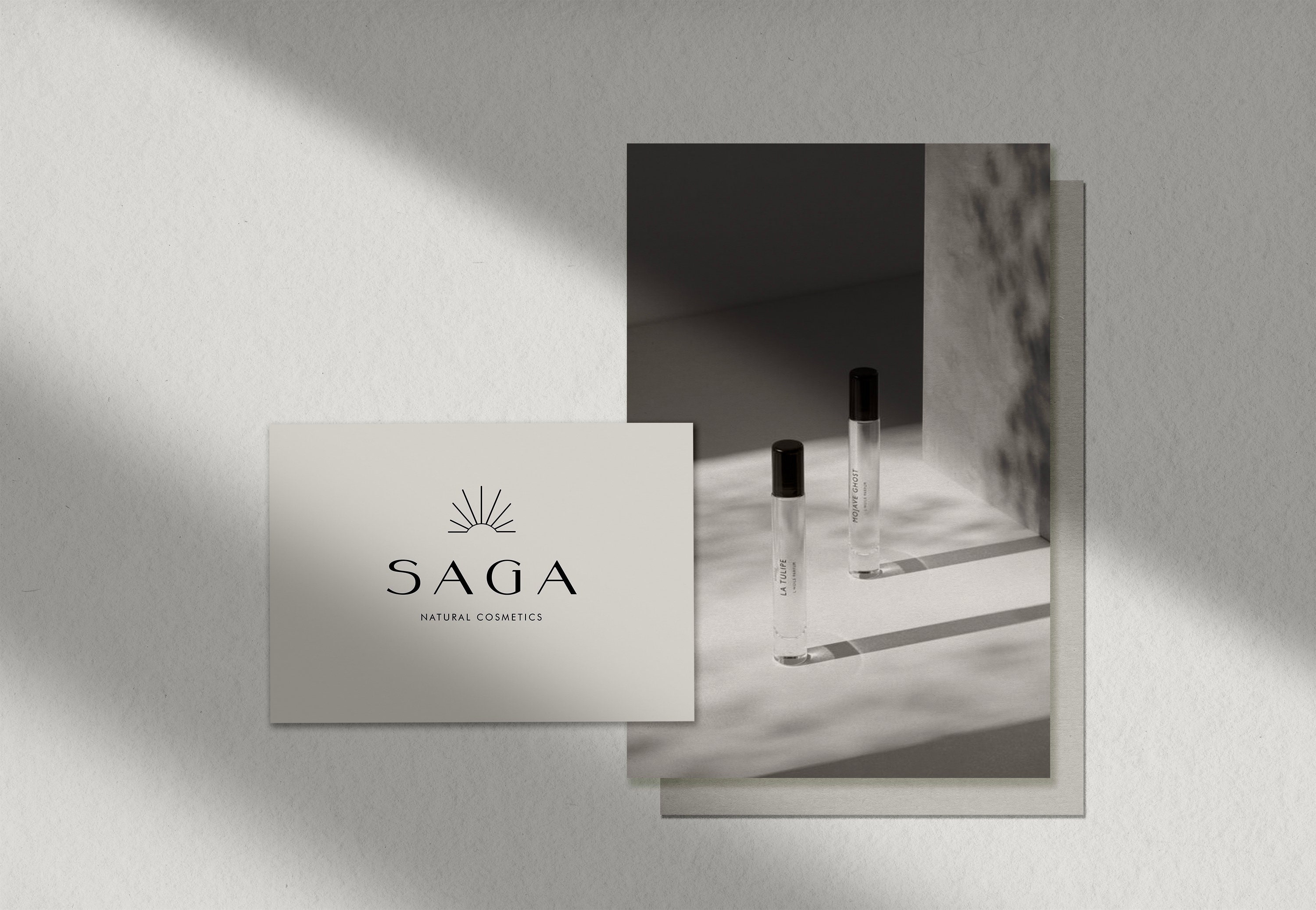 Premade Sun Ray Logo, Custom Elegant Feminine Logo, Minimalist Beauty ...