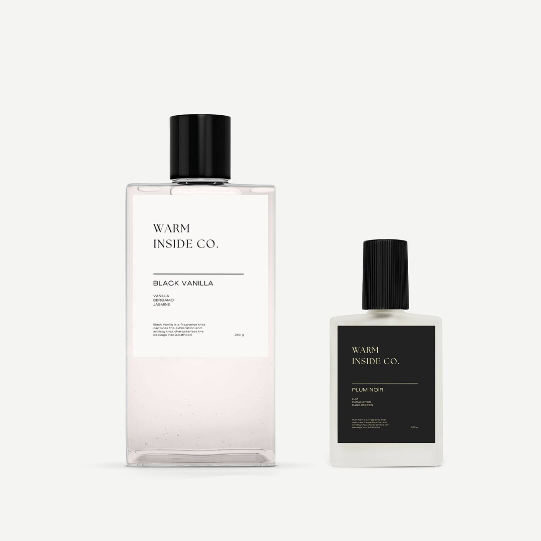 Editable Skincare Label Template, Minimalist Cosmetic Design (canva) - Etsy