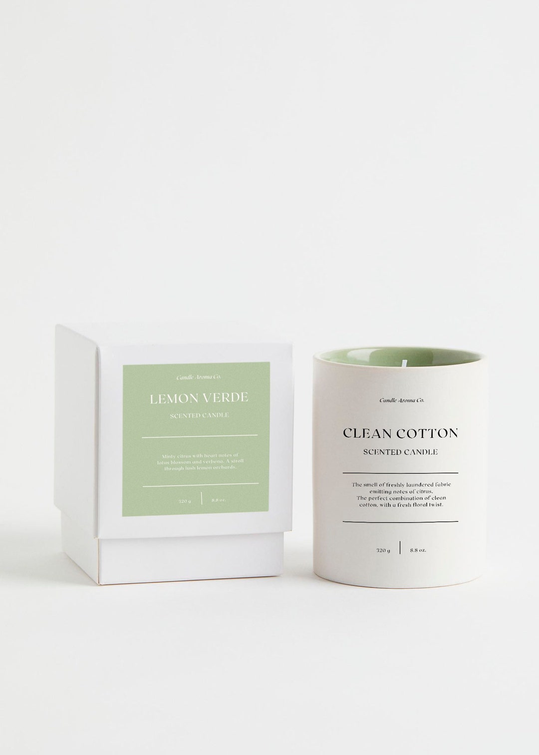 Premade Modern Minimalist Label Design, Homemade Candle Product Label ...