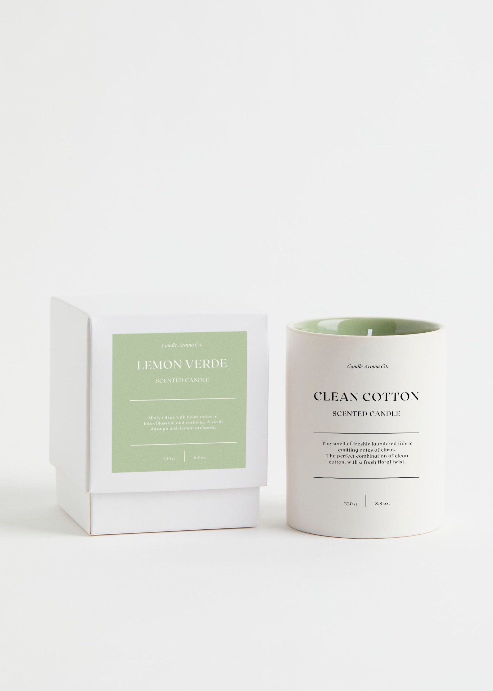 Premade Modern Minimalist Label Design, Homemade Candle Product ...