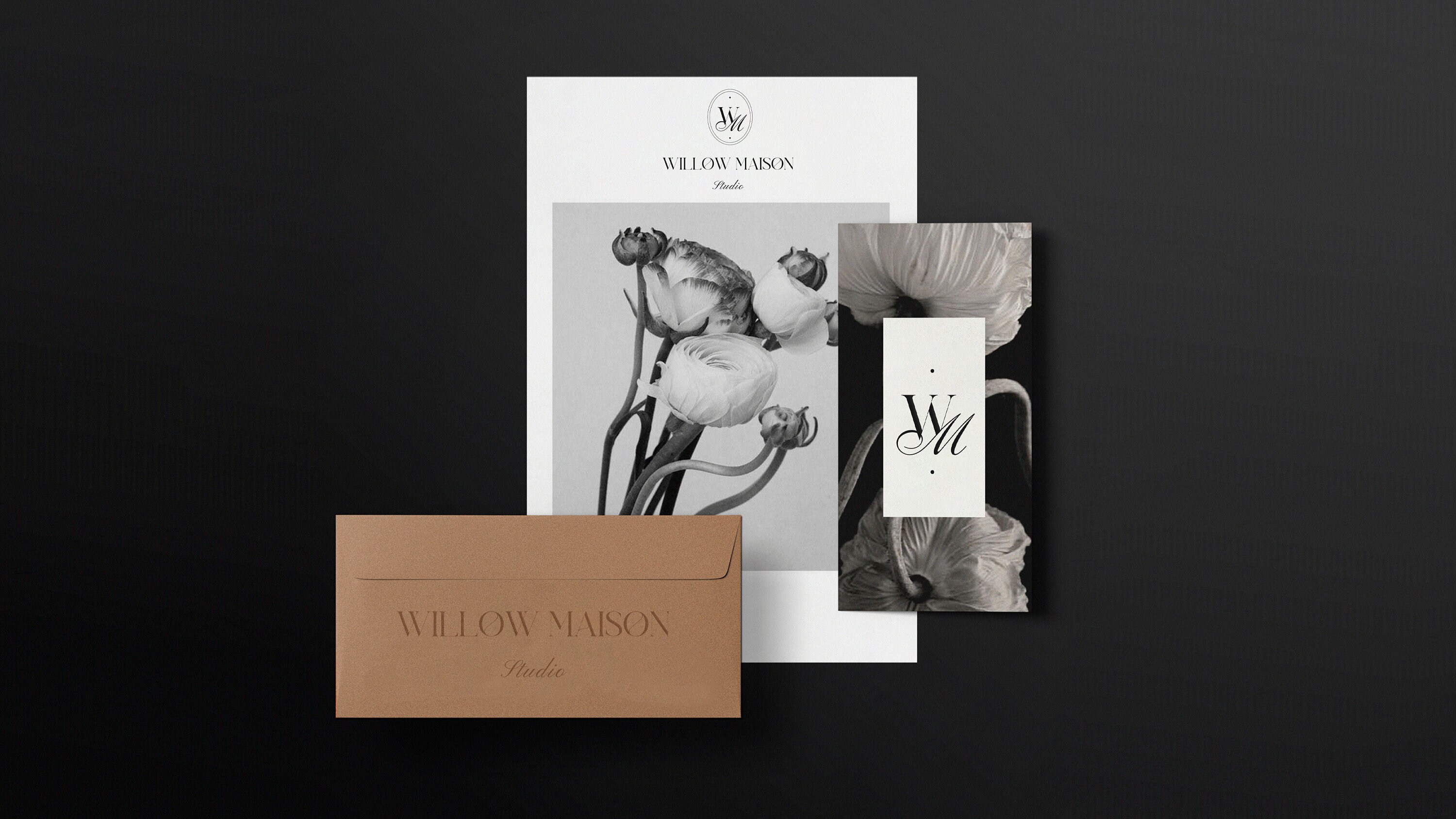 Modern Calligraphy Logo Design, Elegant Initial Logo, Feminine Premade ...