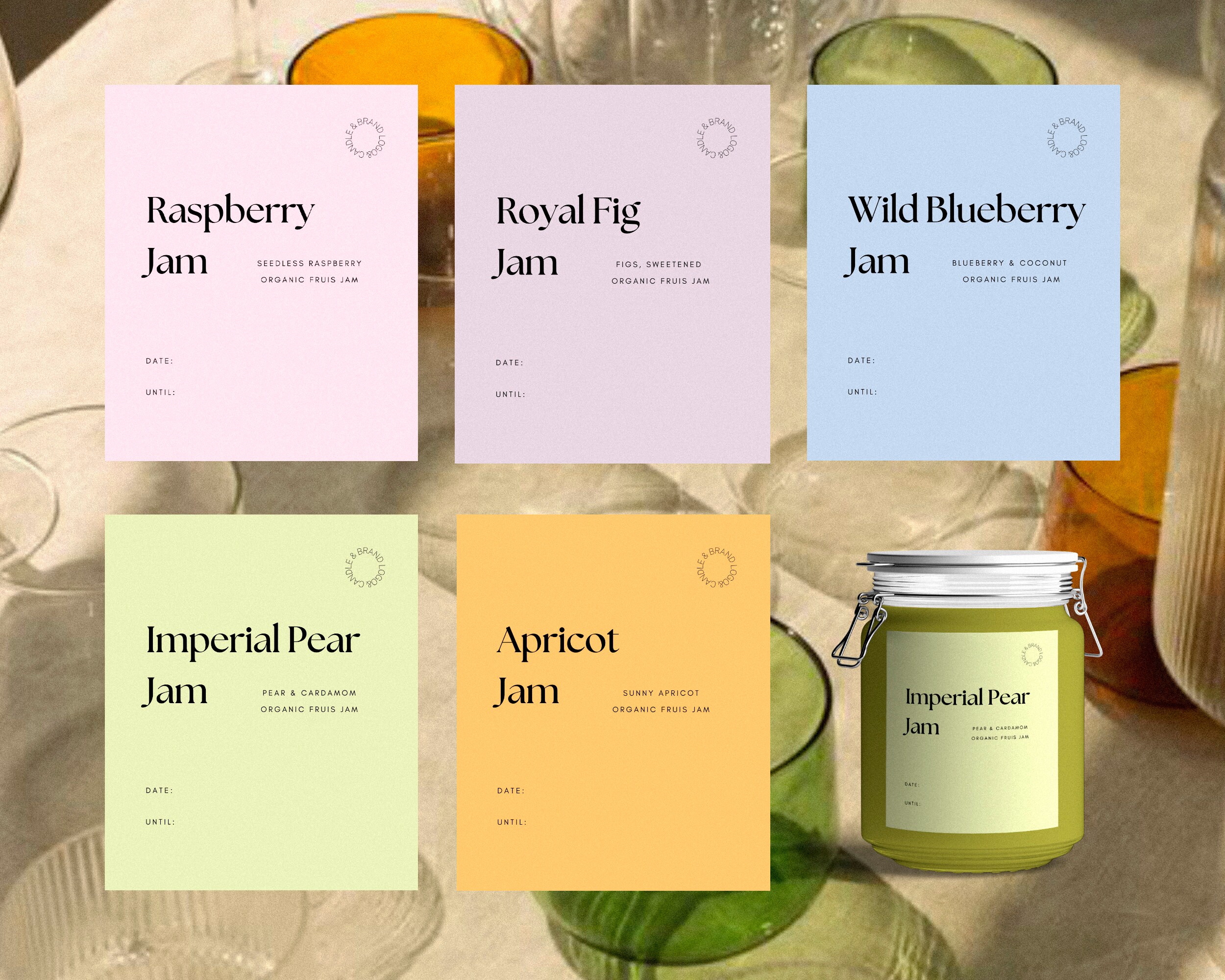Minimalist Canva Jam Labels, Editable Marmalade Label, Jam and Jelly ...