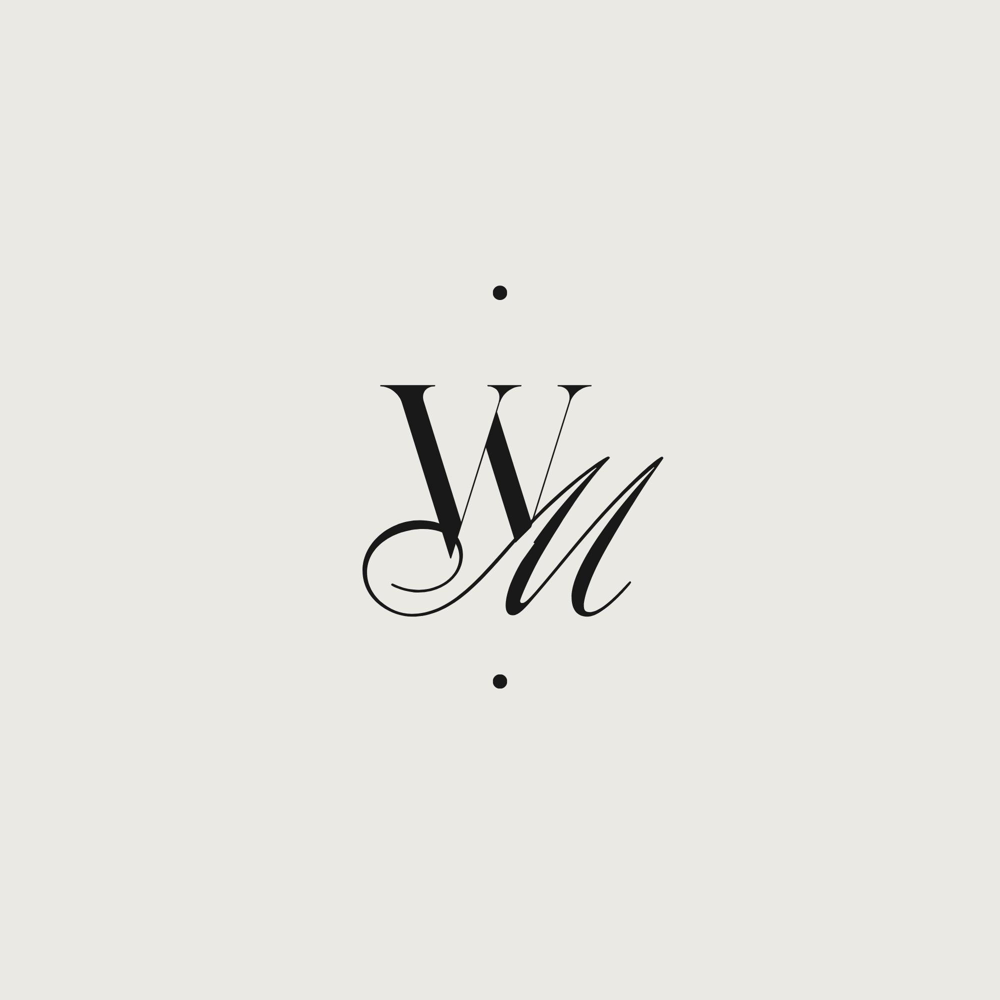 Modern Calligraphy Logo Design, Elegant Initial Logo, Feminine Premade ...