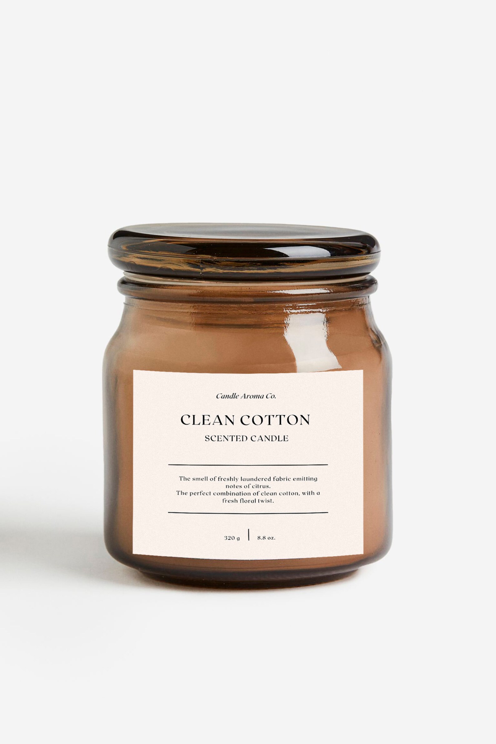 Premade Modern Minimalist Label Design, Homemade Candle Product ...