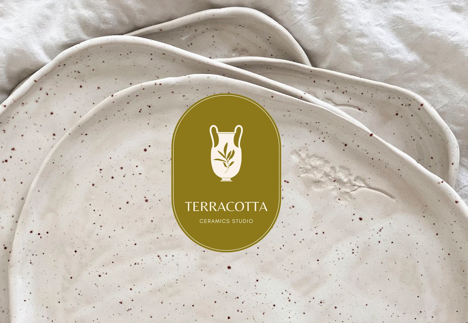 Premade Pottery Logo, Editable Ceramic Studio Branding, Artisan Clay ...