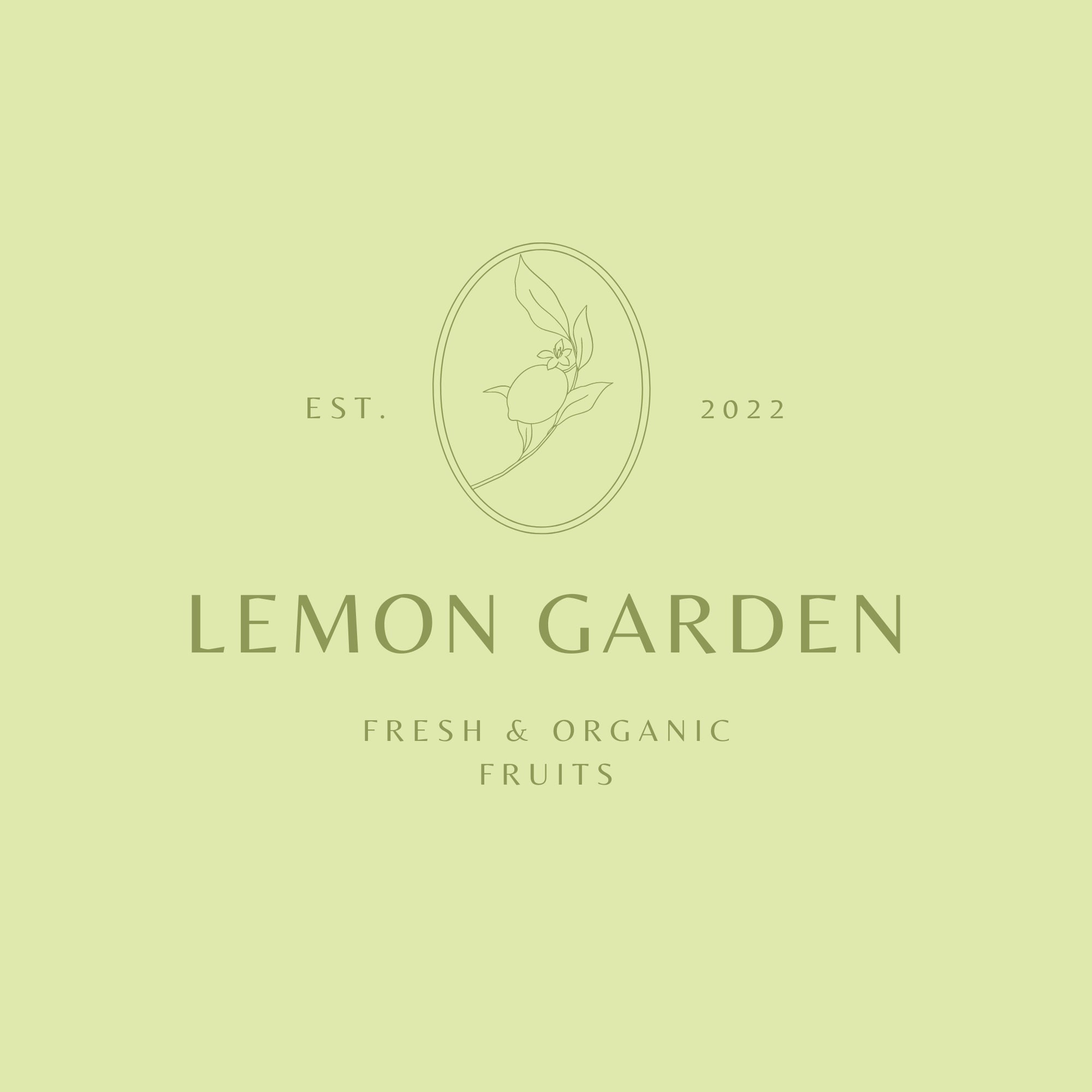 Premade Lemon Logo Design, Botanical Brand Logo (digital File) - Etsy