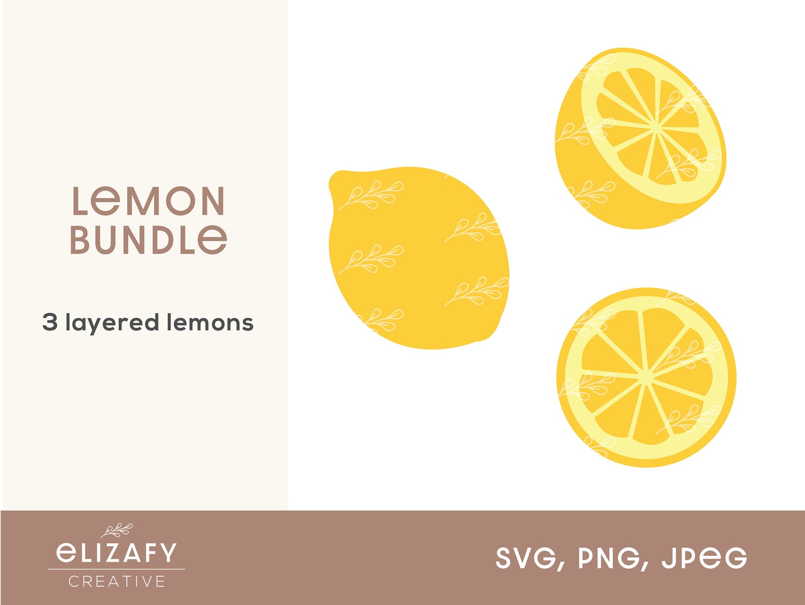 Lemon SVG Bundle Lemon Slice SVG Lemonade SVG Lemons Svg - Etsy Canada