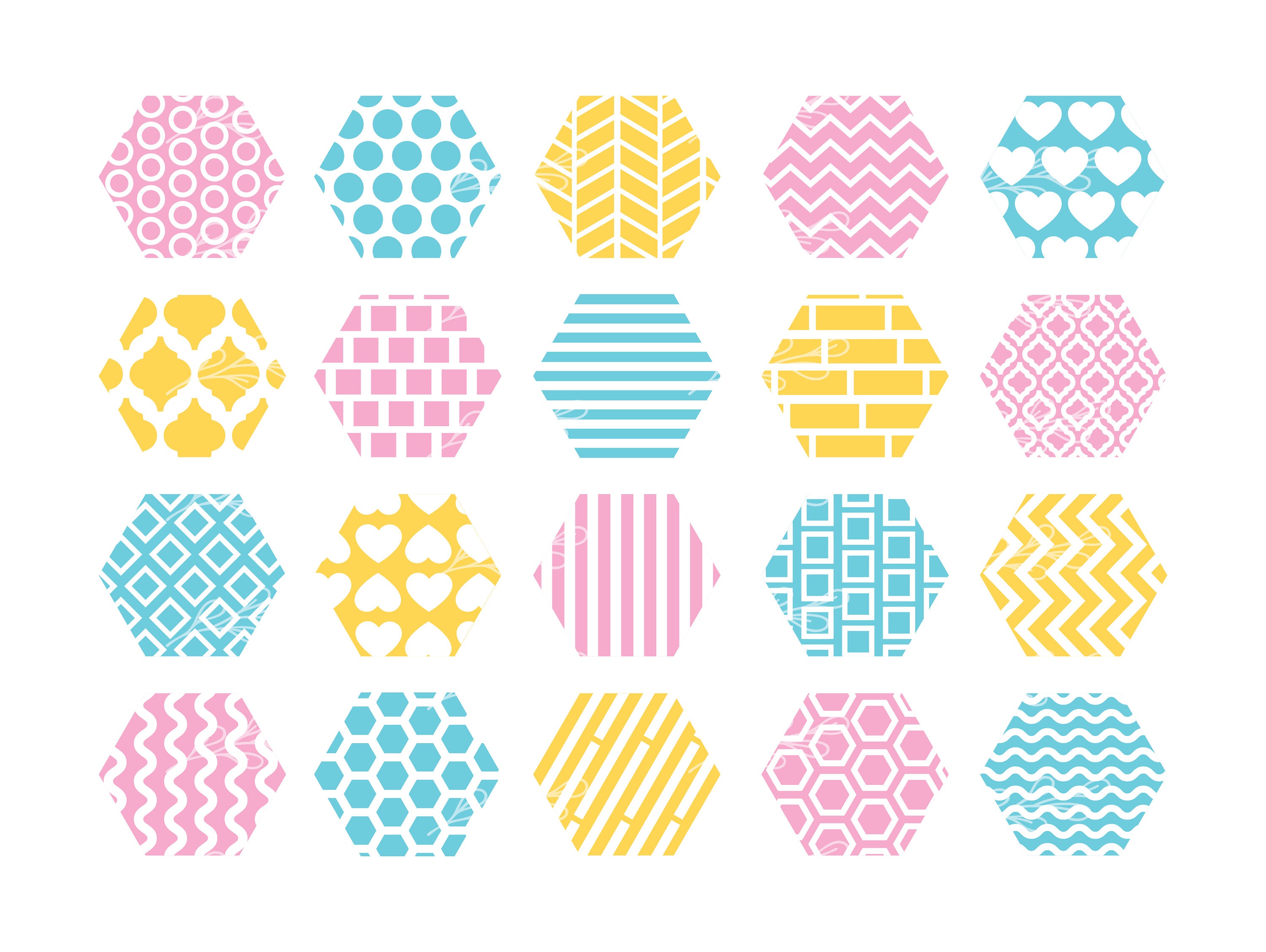 Hexagon Pattern SVG Pattern SVG Honeycomb SVG Keychain Patterns ...
