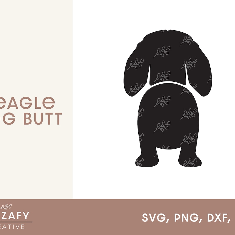 Dog Butt Svg - Etsy Australia