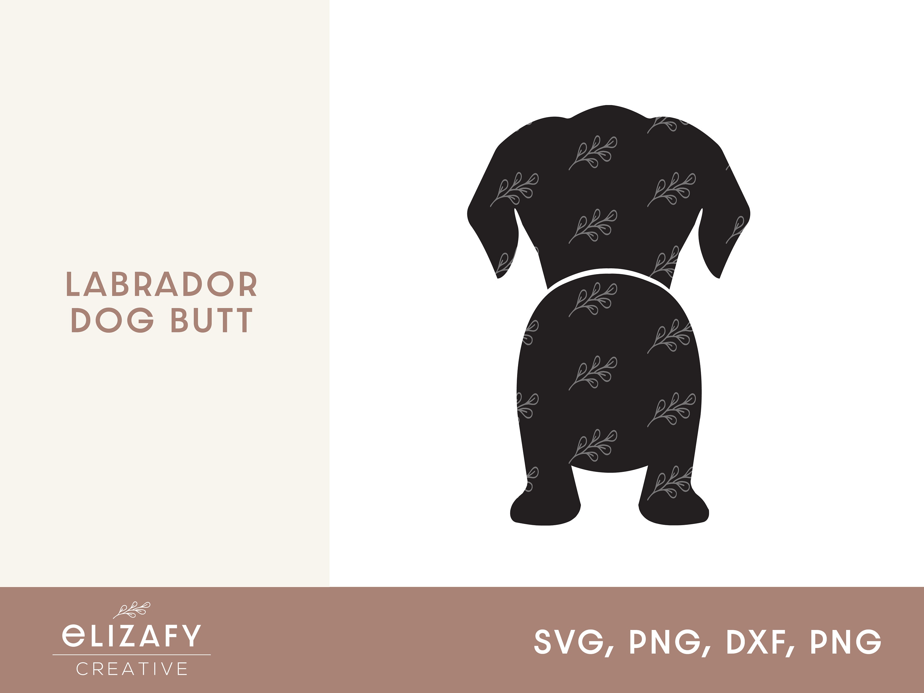 Labrador Dog Butt / Dog Butts / Silhouette Dogs / Dog Butt - Etsy Italia