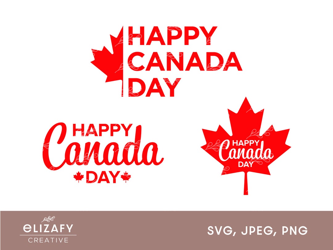 Happy Canada Day SVG Bundle Canada Day Bundle SVG Canada Day SVG Maple ...