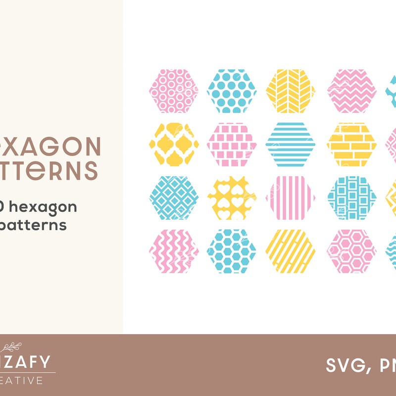 Hexagon Patterns - Etsy