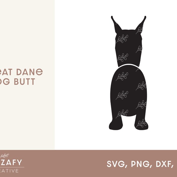 Butt Dog Silhouette Svg - Etsy