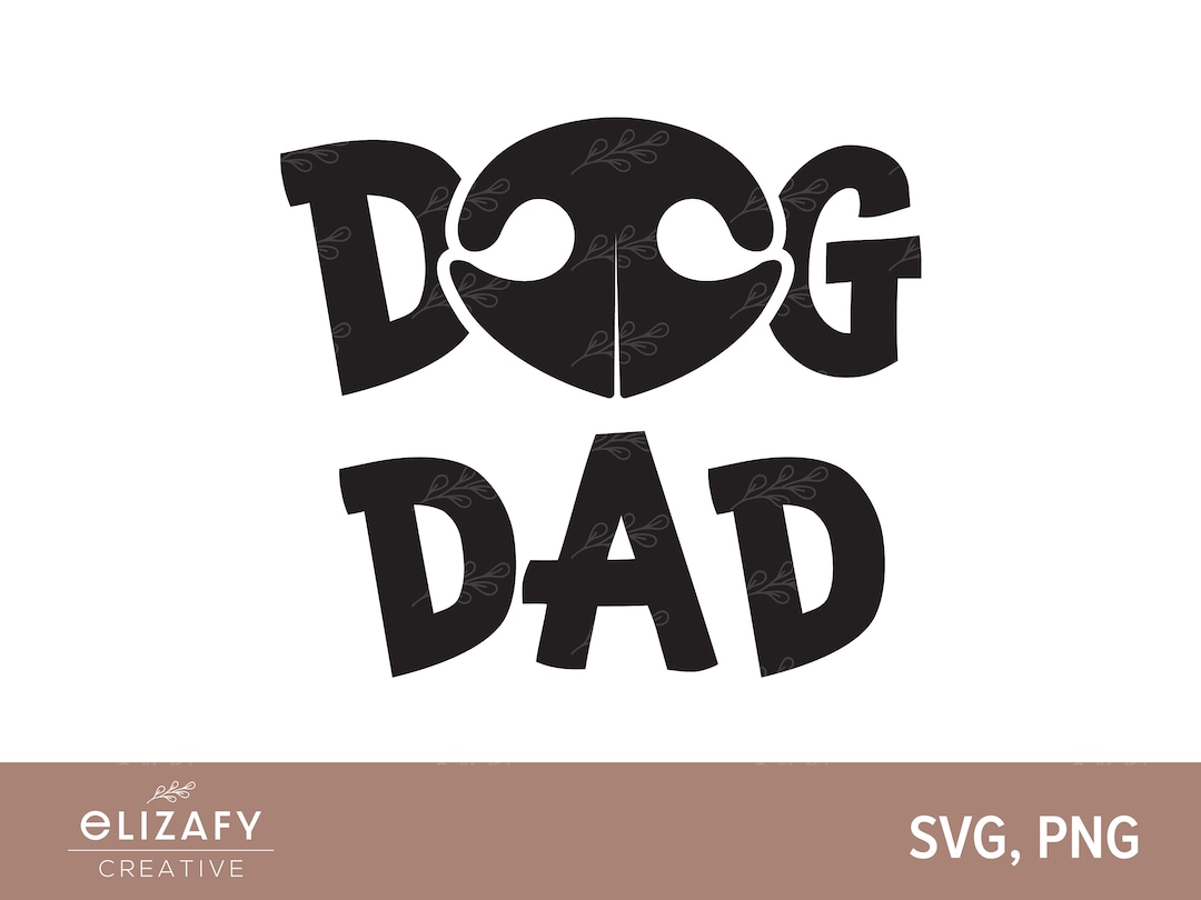 Dog Dad SVG | Dog Papa SVG | Fur Dad SVG | Dog Gift | Gift for Him ...