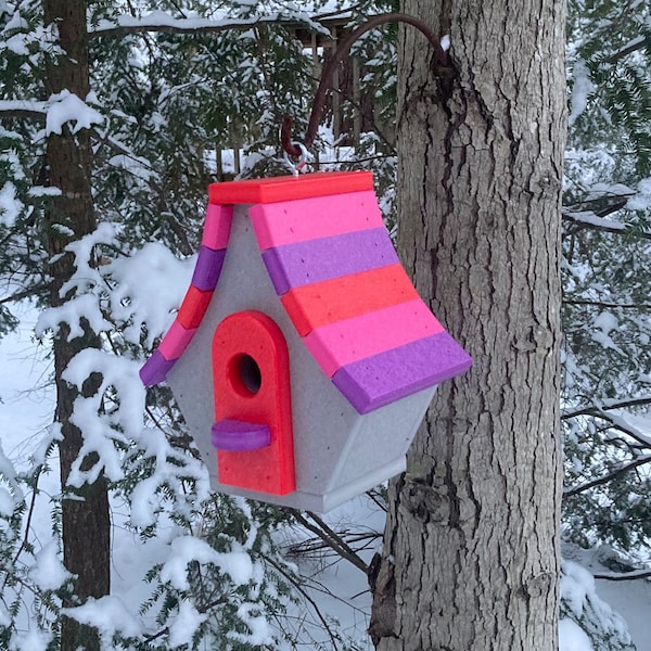 Pink Birdhouse - Etsy