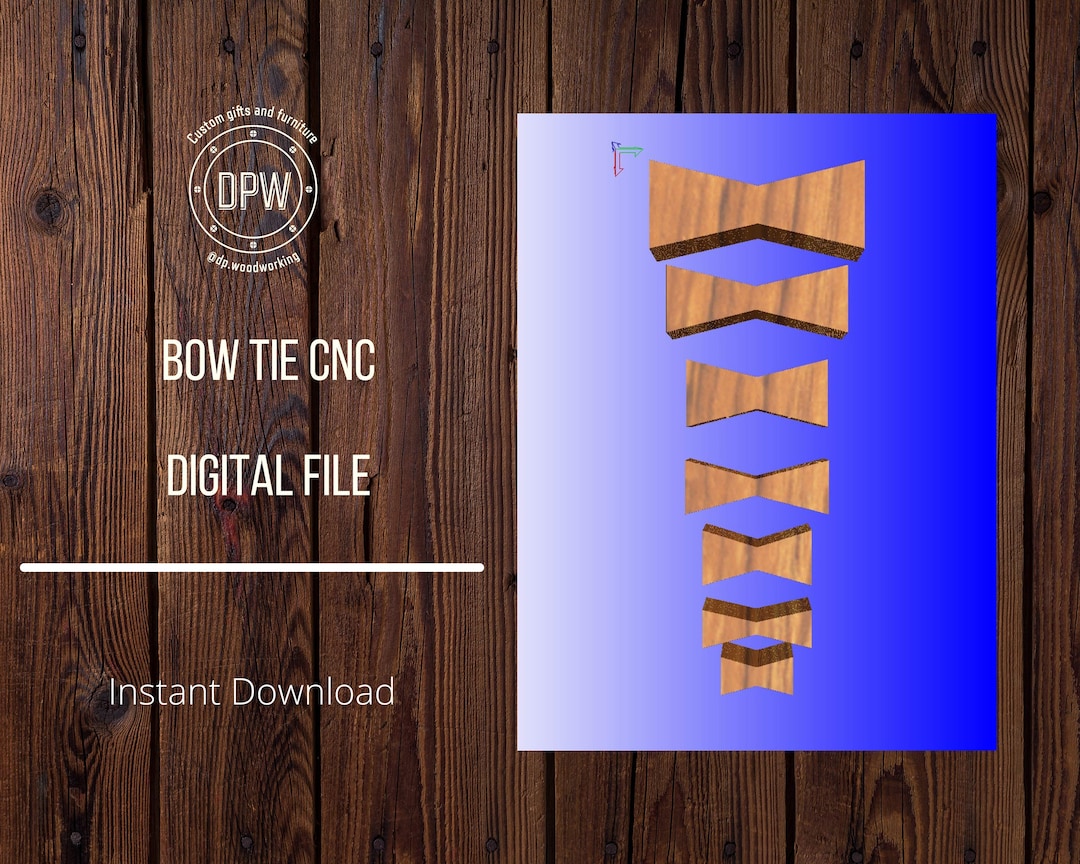 Bowtie/dutchman CNC File - Etsy
