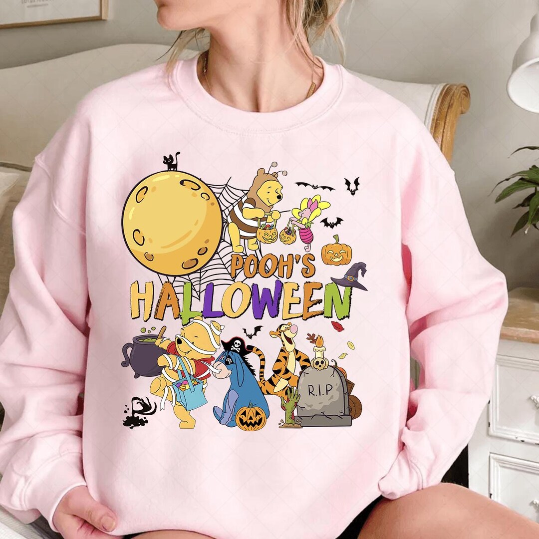 Pooh’s Halloween PNG Digital Download, Winnie the Pooh Tigger Piglet ...