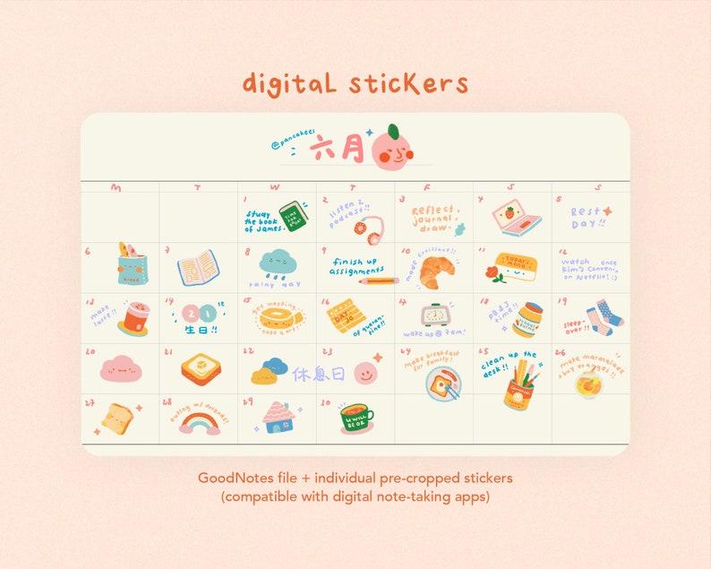 Study Stickers Printable Stickers Digital Stickers - Etsy