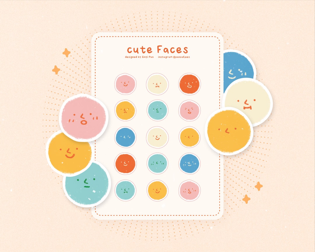 Mood Tracker Stickers | Printable Stickers | Digital Stickers ...