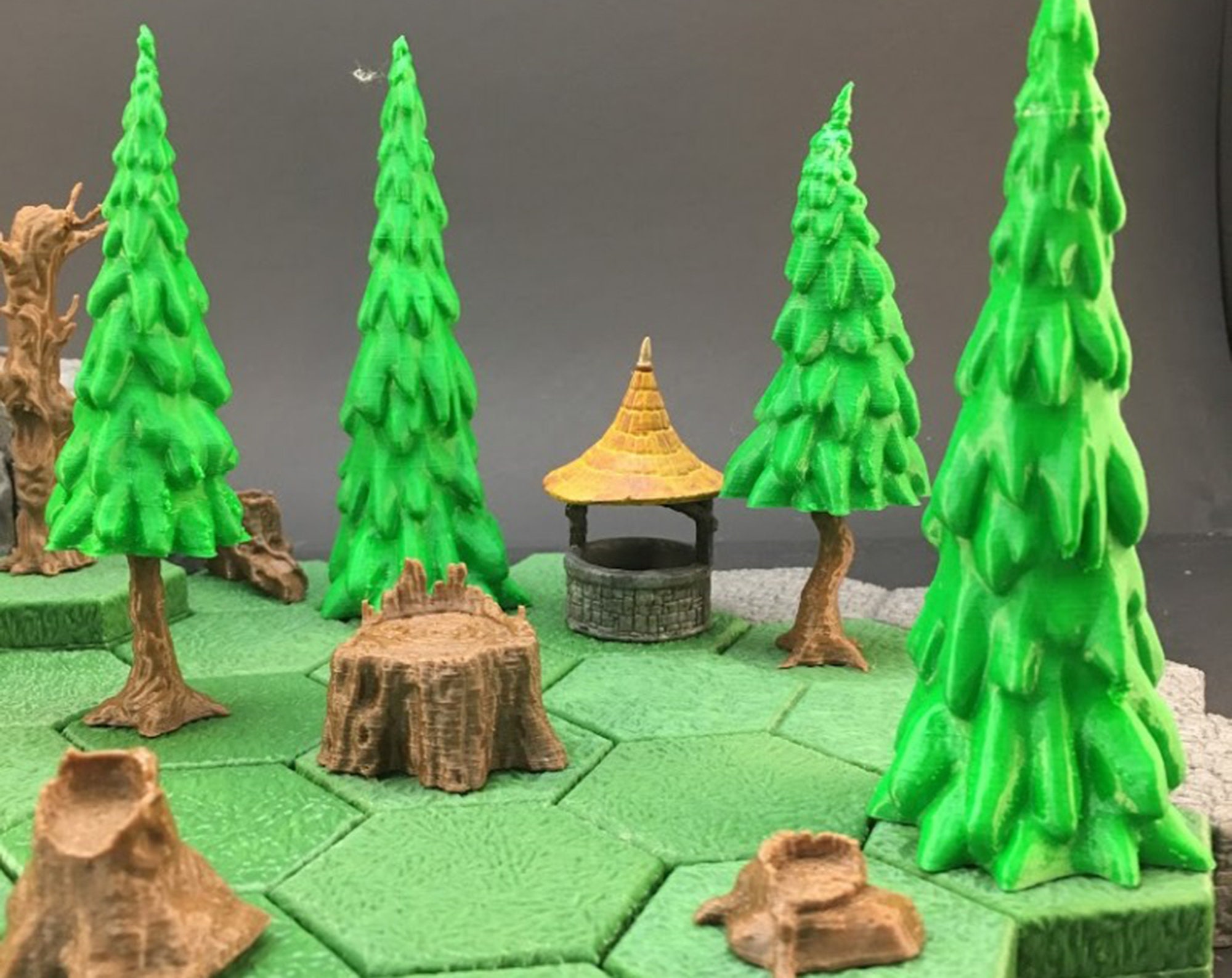 Forest Set - "hex" Tiles - Etsy