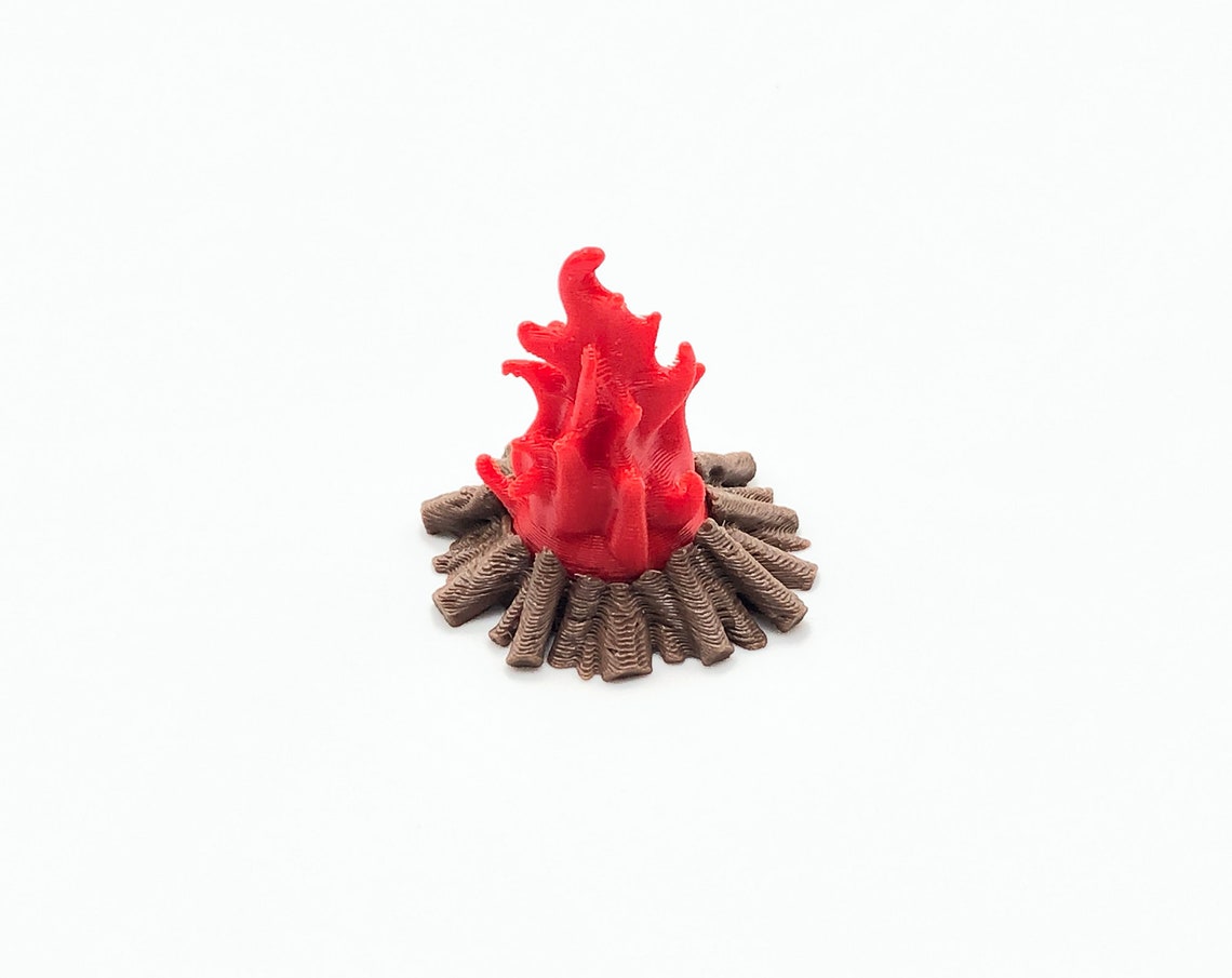 FIRE! STL Files of Wood Burning Campfire for Your Miniature Gaming ...