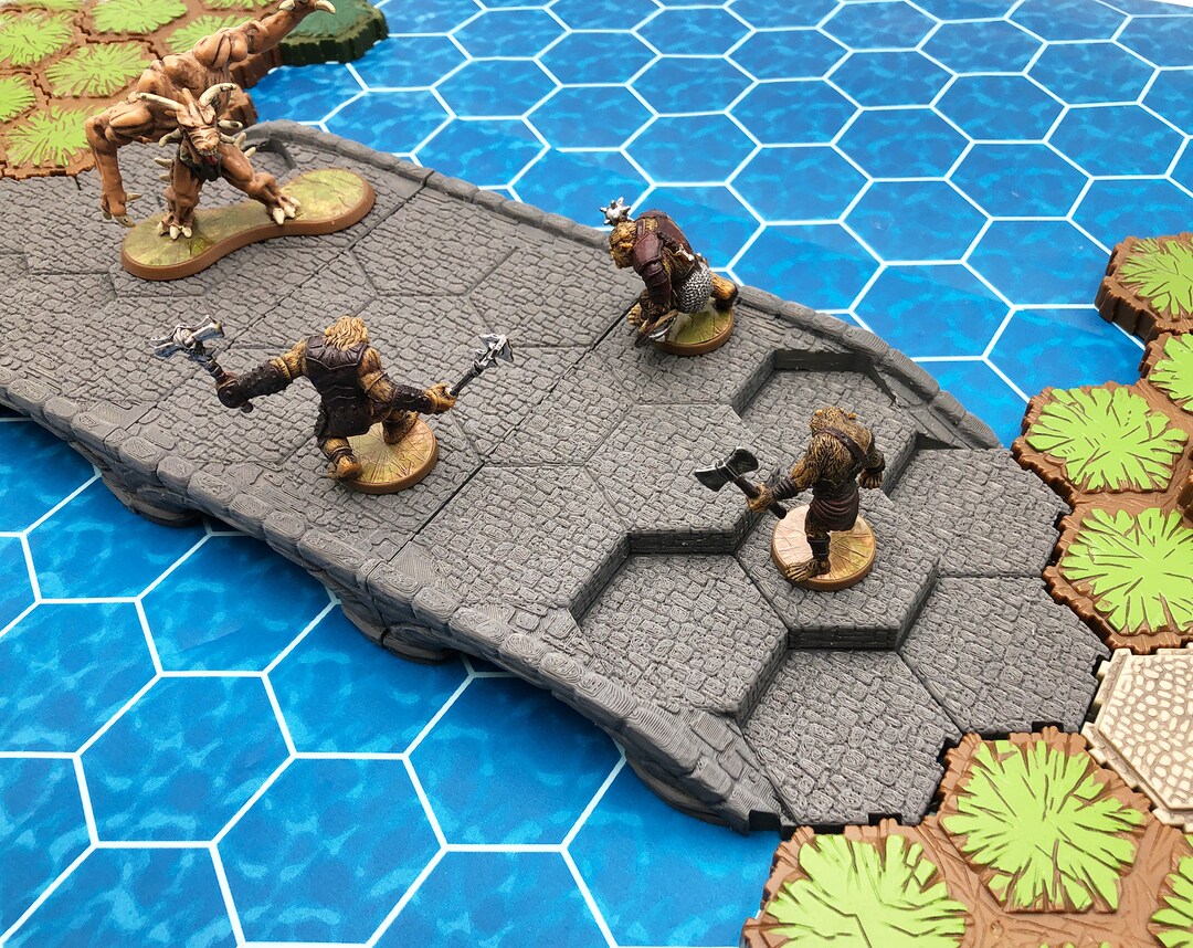 Heroscape Stone Bridge System Miniature Gaming Scale Model - Etsy
