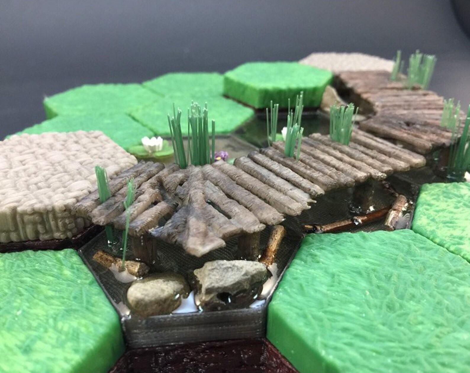 Swamp Set hex Tiles | Etsy