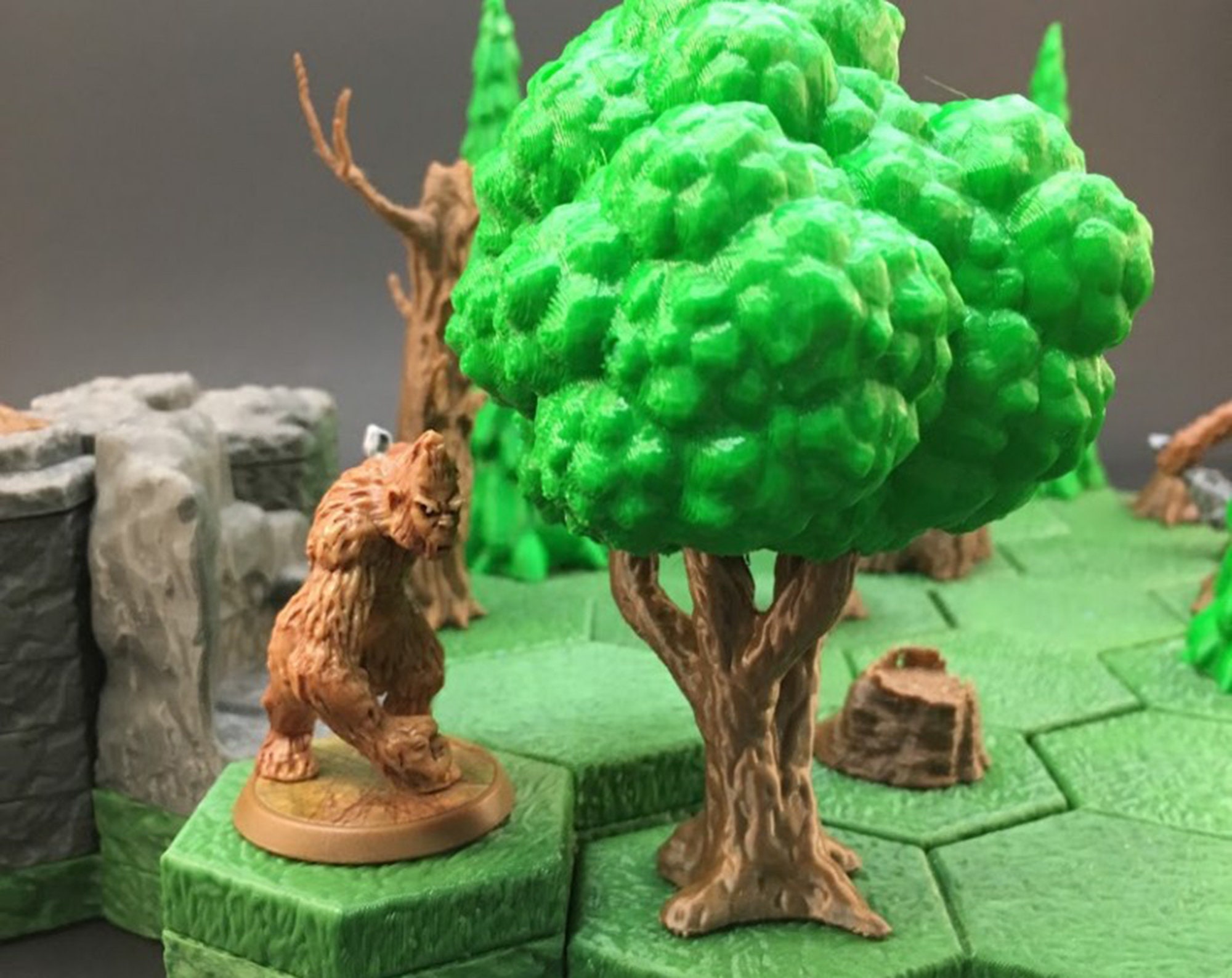 Forest Set hex Tiles - Etsy