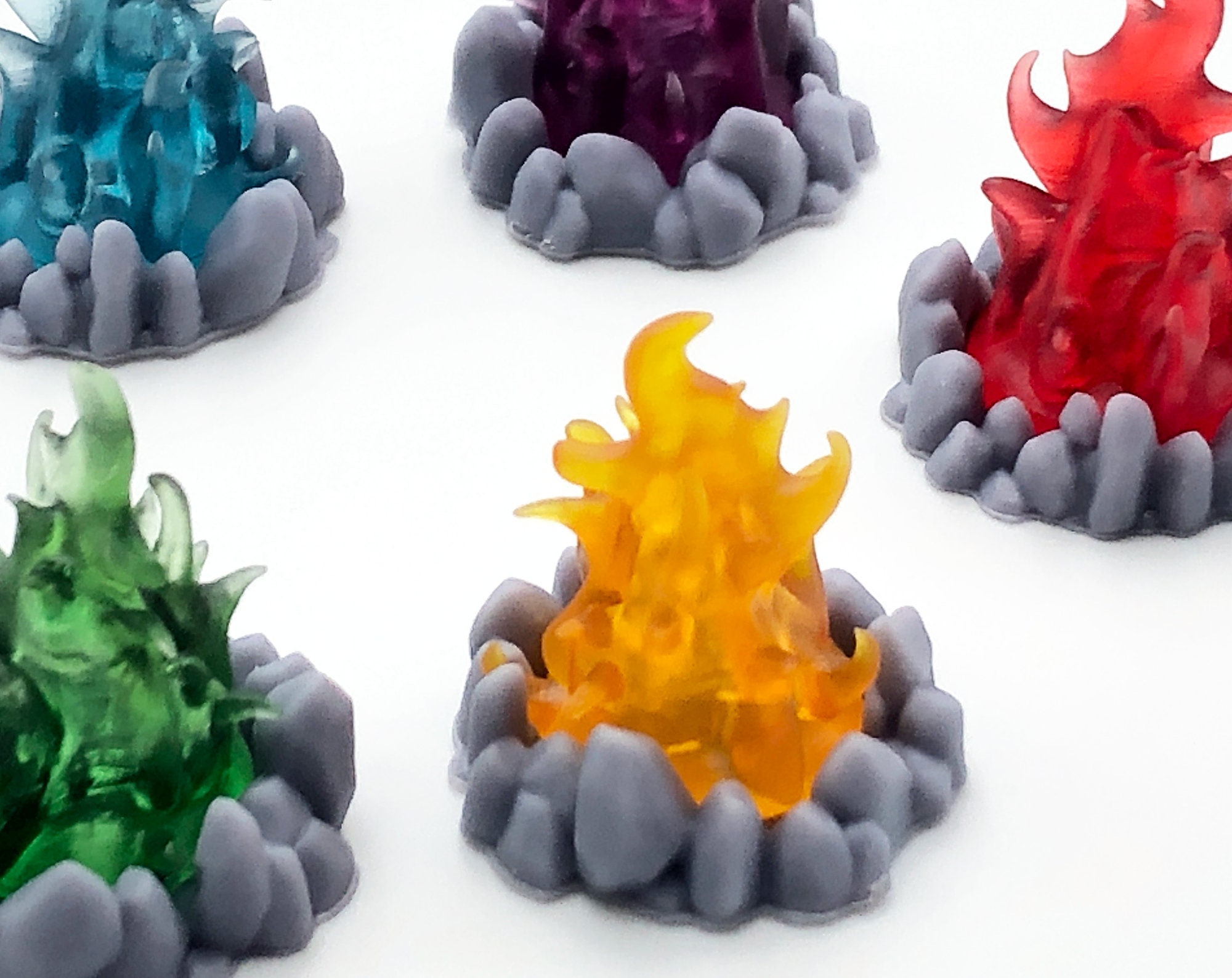 FIRE Campfire for Your Miniature Gaming Campaigns. STL Files - Etsy