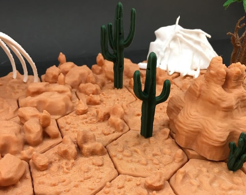 Desert Set - "hex" Tiles - Etsy