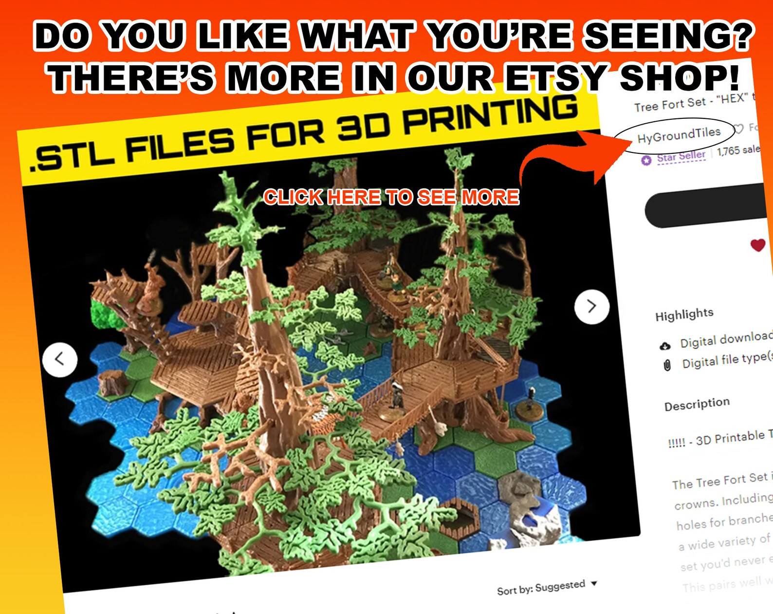 Grass Texture STL Files Hyground Hex Crowns Terrain for - Etsy UK