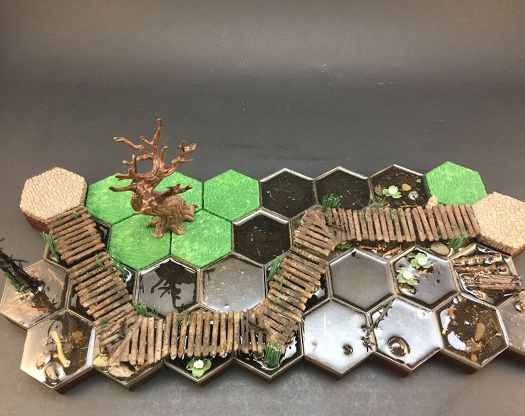 Swamp Set HEX tiles | Etsy