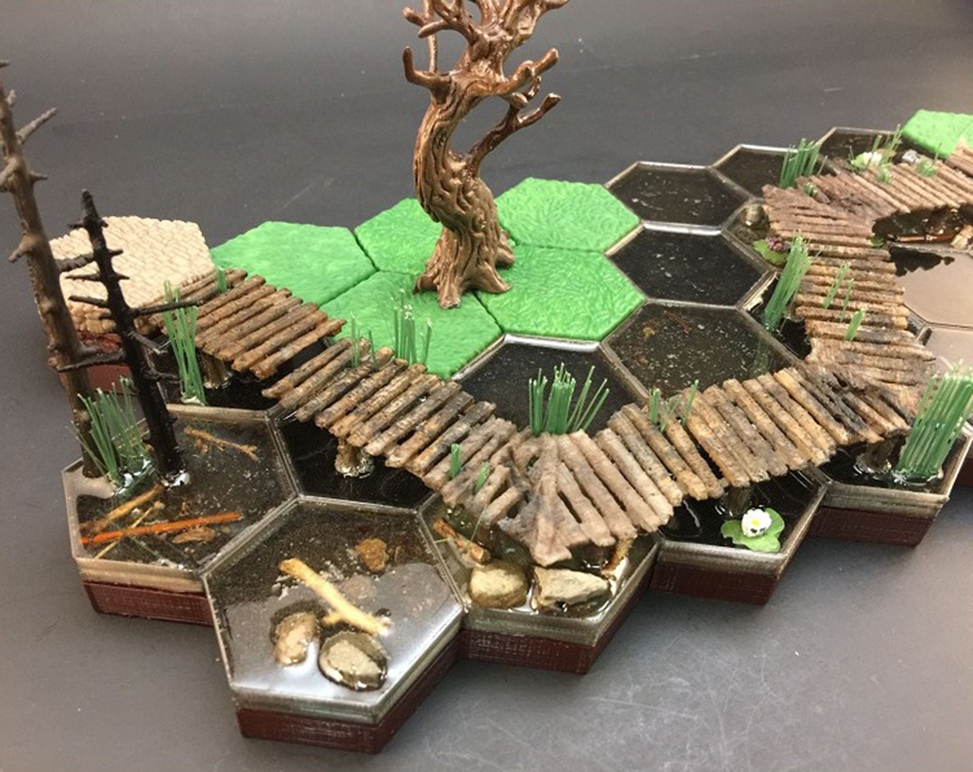 Swamp Set HEX tiles | Etsy