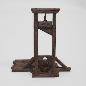 Guillotine for 28mm Miniatures Gaming, Scale Model, Diorama Scenery ...