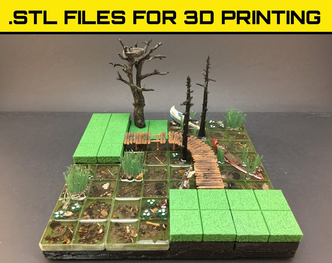 Swamp Set - "square" Tiles - Etsy